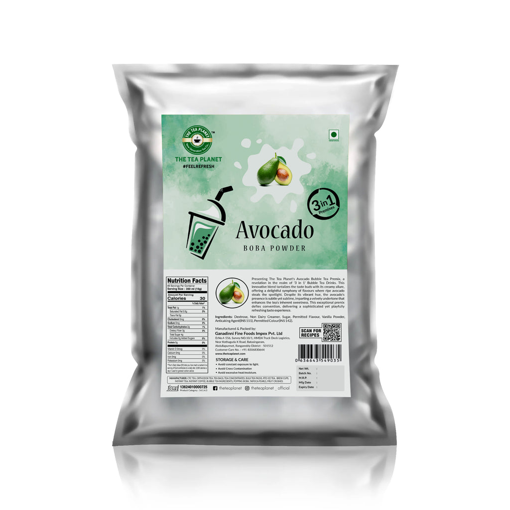 Avocado Bubble Tea Mix (3 in 1) - 1Kg