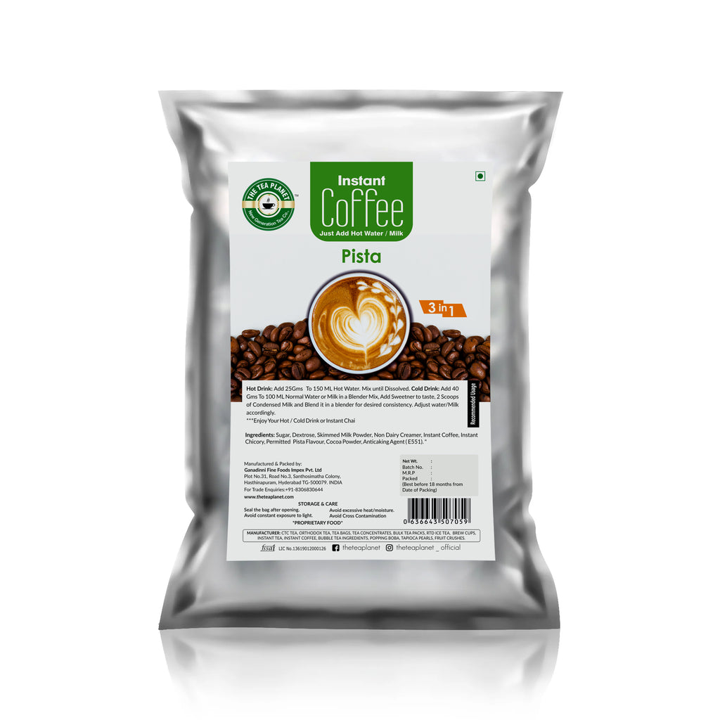 Pista Instant Coffee Premix (3 in 1) - 1kg – The Tea Planet